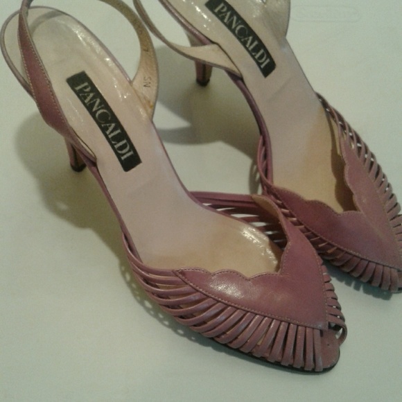 Pancaldi | Shoes | Vintage Pancaldi Womans Shoes Pink Leather | Poshmark